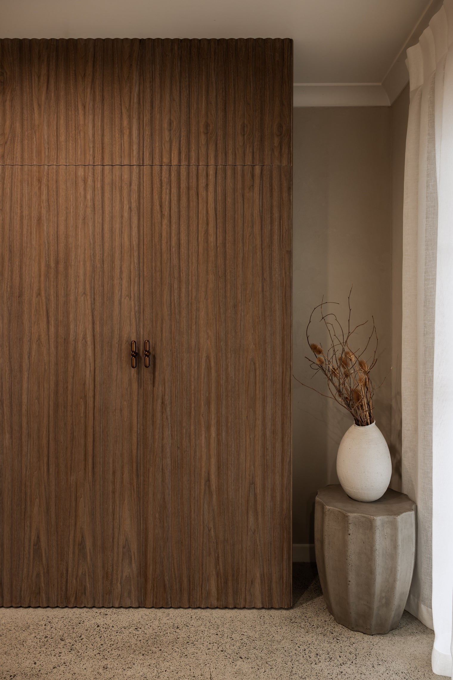 Wave Flex Black Walnut Wood Panel- Wave 33 Flex – Feature Panel