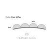Wave Flex Panelled Wood Feature Panel | Fluted Wall Panels