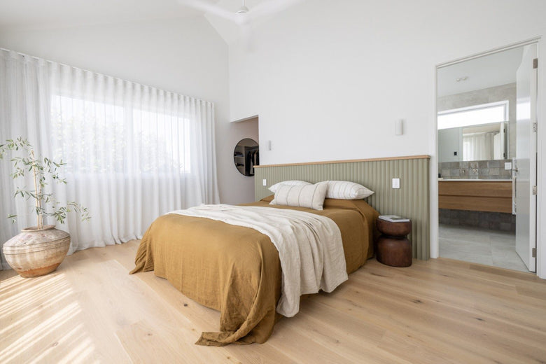 Ripple Panelled Wood Feature Panel | Fluted Wall Panels