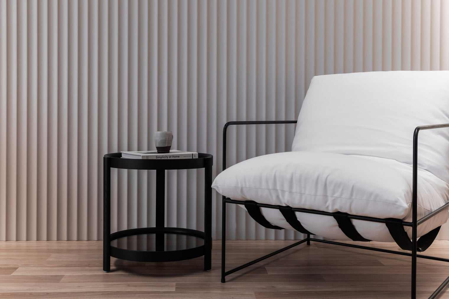 Ripple Panelled Wood Feature Panel | Fluted Wall Panels