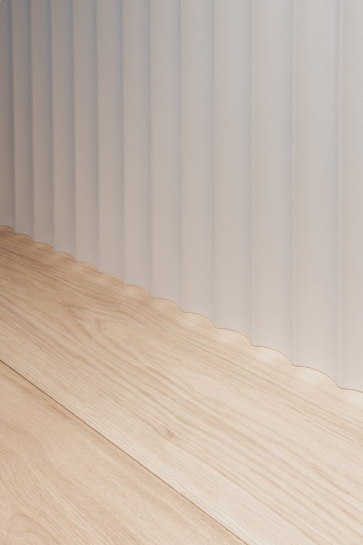 Ripple Panelled Wood Feature Panel | Fluted Wall Panels